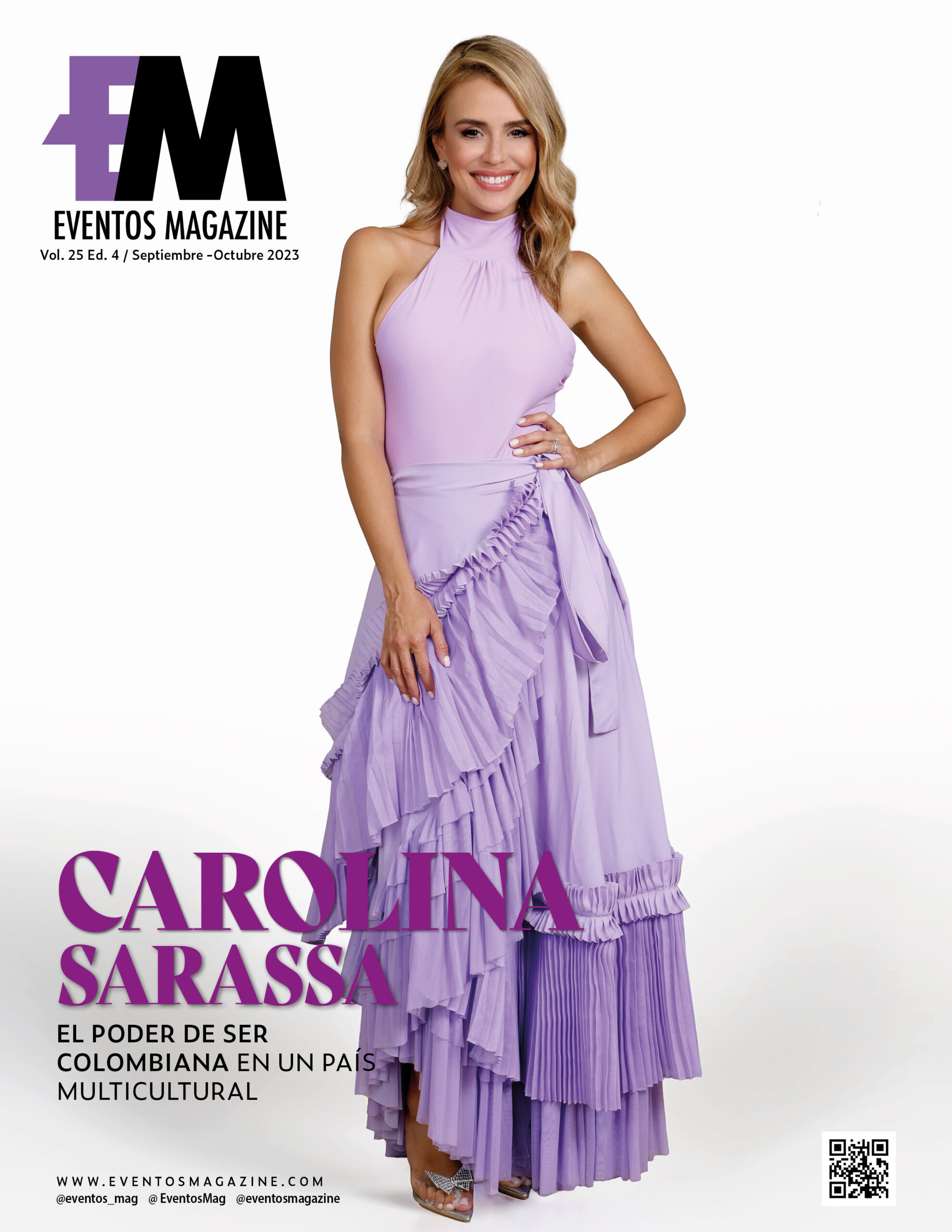 CAROLINA SARASSA en la portada de EVENTOS MAGAZINE – Octubre 2023 - El ...