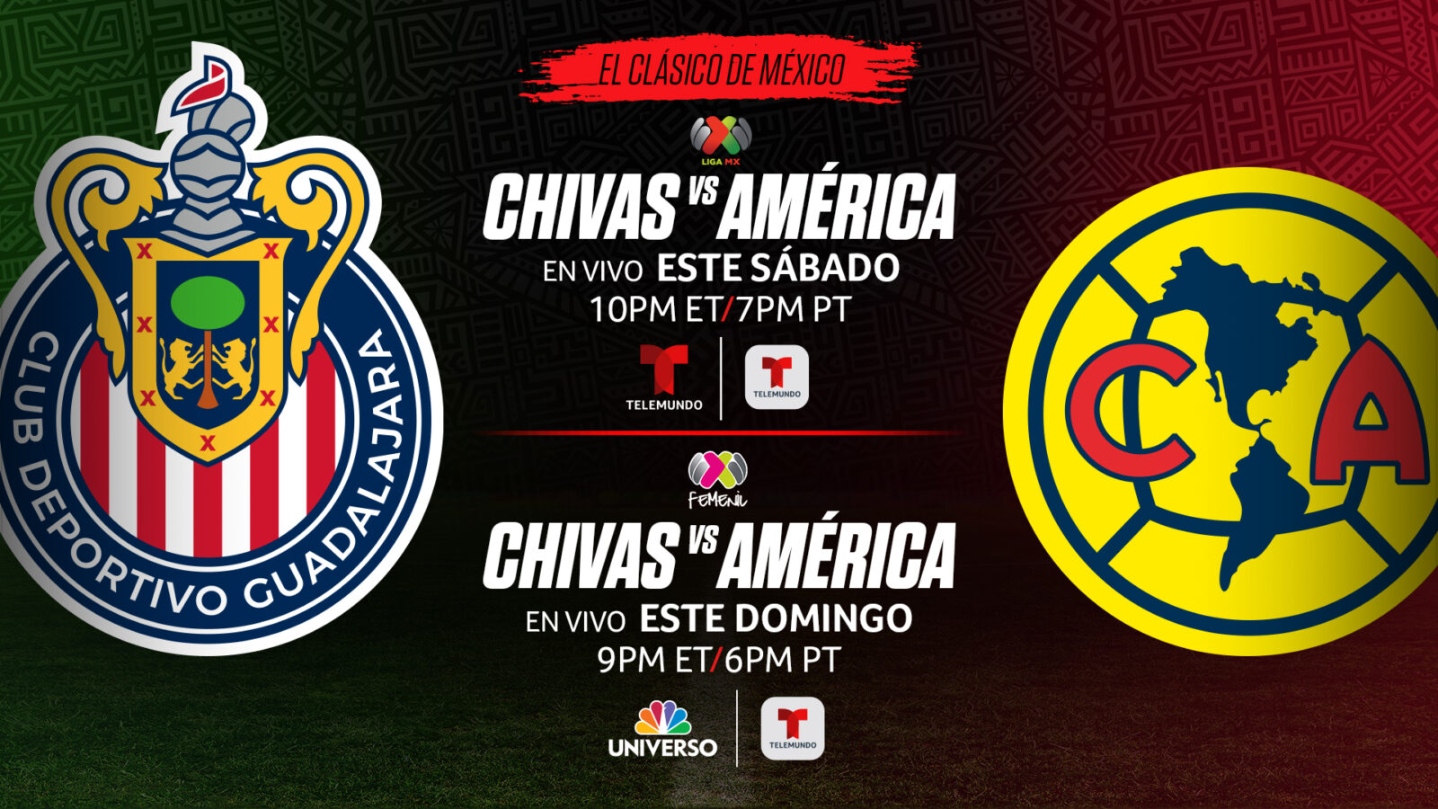 TELEMUNDO PRESENTA COBERTURA EXCLUSIVA DEL CLÁSICO DE MÉXICO DE LA LIGA ...