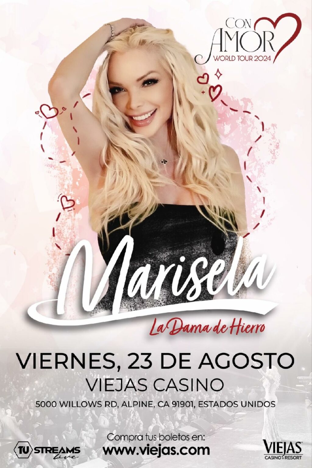 “La Dama de Hierro” EN VIVO TuStreams Live y Viejas Casino presentan ...