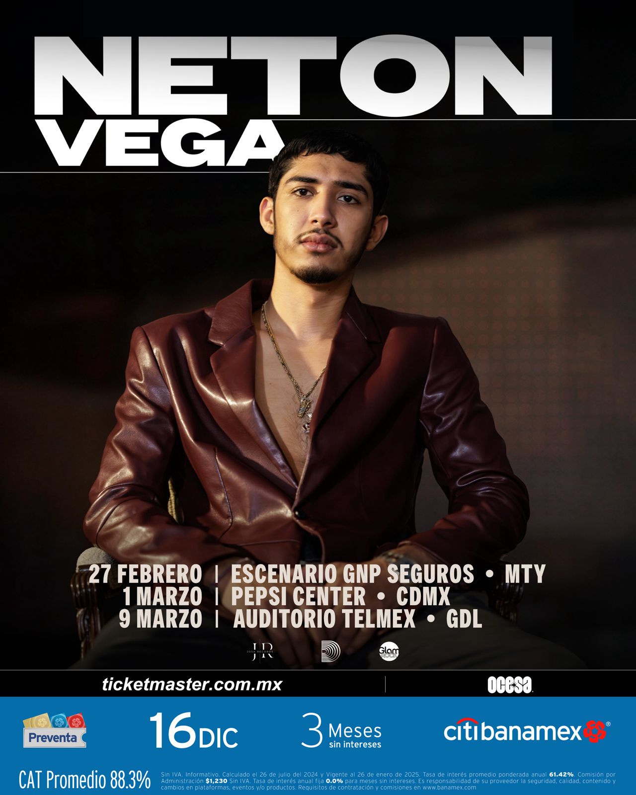 Netón Vega, nominado a Premios Lo Nuestro 2025, consolidándose como Superestrella de la Música ...