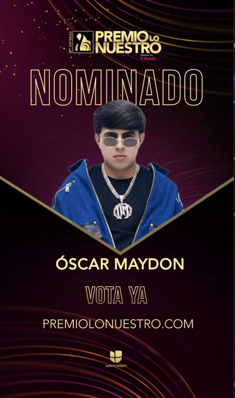 OSCAR MAYDON el nuevo fenómeno de la música mexicana, celebra 6 ...