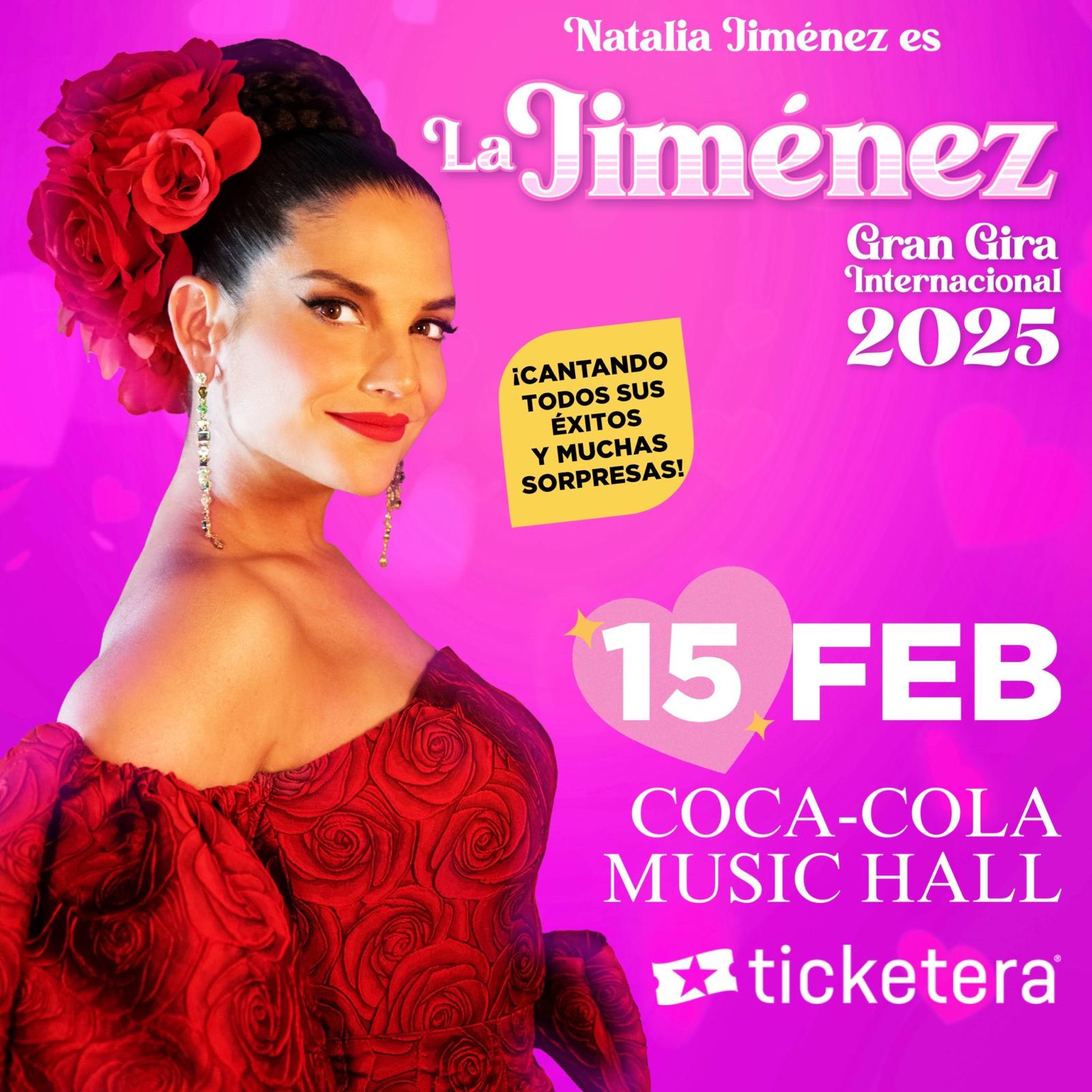 Natalia Jimenez arranca su gira “LA JIMÉNEZ” el sábado 15 de febrero ...